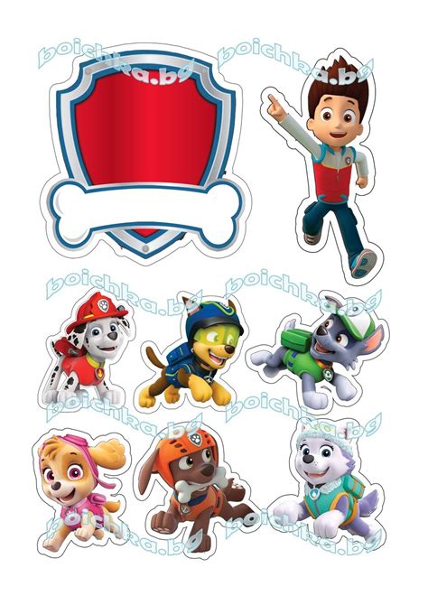 Фото декор Пес патрул Paw Patrol № 2