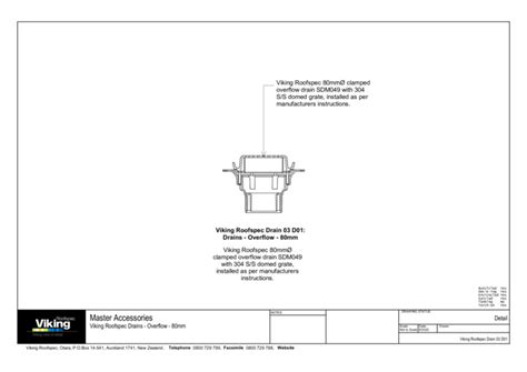 Roof Overflow 80mm Detail Waterproofing And Roofing Systems