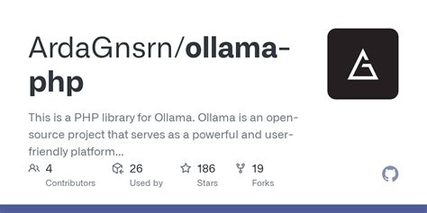 GitHub ArdaGnsrn Ollama Php This Is A PHP Library For Ollama Ollama Is An Open Source