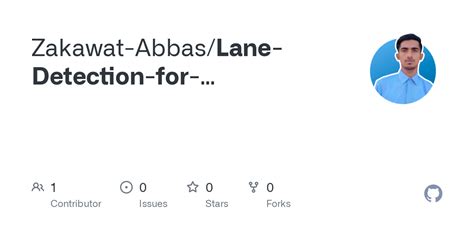 GitHub Zakawat Abbas Lane Detection For Autonomous Vehicle Using Python OpenCV