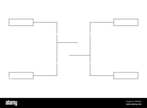 Tournament Table Diagram Background Illustration Stock Vector Image