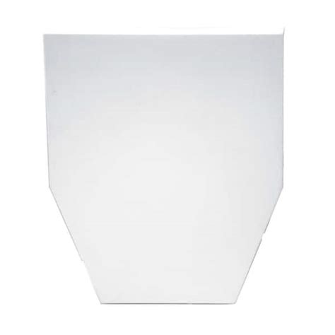 Builders Edge 6 In Classic Dentil Window Header Keystone In 001 White