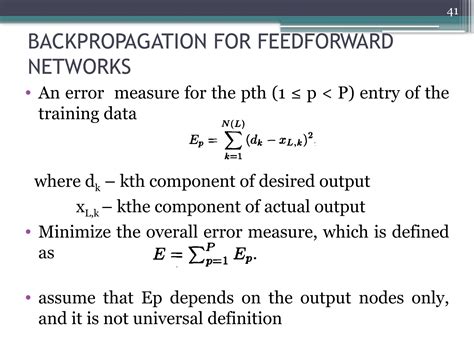 Unit 3 Neural Networks Feed Forward Nw Ppt