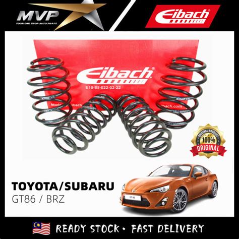 Toyota Gt86 Subaru Brz Eibach Pro Kit Performance Sport Lowered