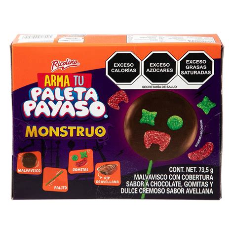 Paleta Payaso Set Para Armar Tu Paleta Monstruo Rappi