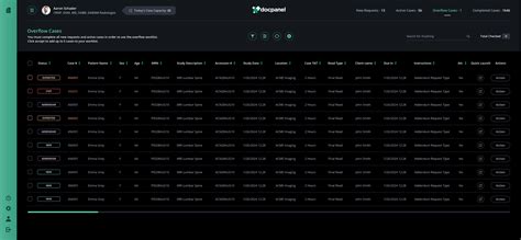 DocPanel Radiology Application UI UX Design Dark Mode UI UX Brand Web Design Agency The