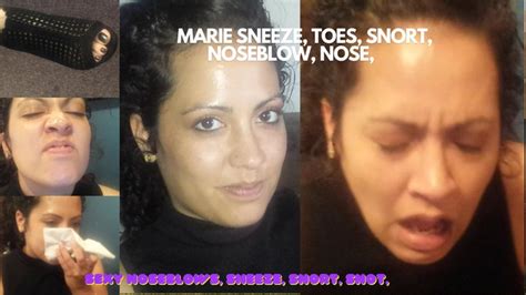 Gorgeous Ladies Of Sneeze Present Marie Nose Snort Sneeze Noseblows