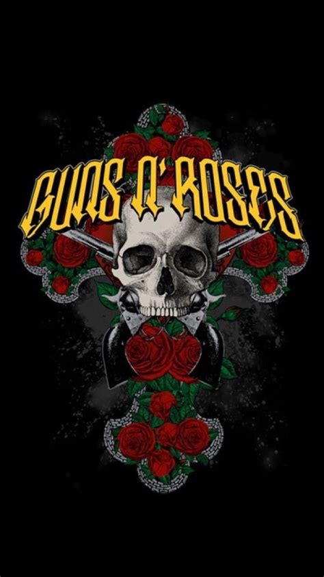 Logotipo De Calavera De Guns N Roses Guns´n Roses Brands Of The