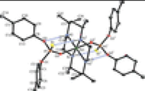 The Molecular Structure Of The Title Complex Showing The Download