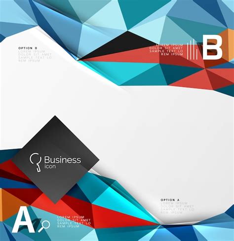 Premium Vector Low Poly Polygonal Triangle Abstract Background