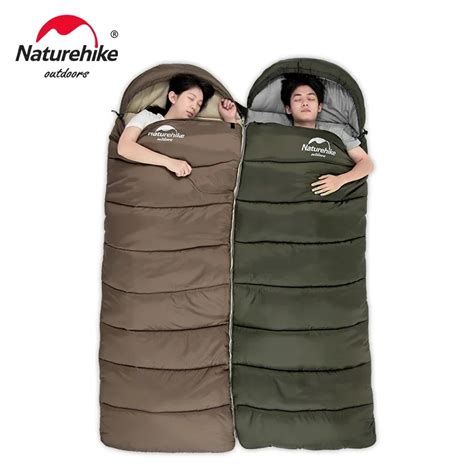 Naturehike двухместный зимний спальный мешок | AliExpress