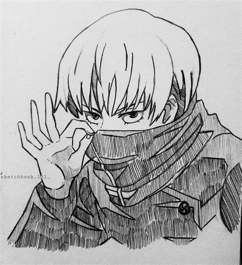 Toge Inumaki Toge Inumaki Sketch Toge Inumaki Sketch Pencil Anime
