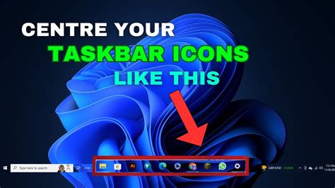 How To Center Taskbar Icons Windows 10 How To Centre Taskbar Windows 10 Youtube
