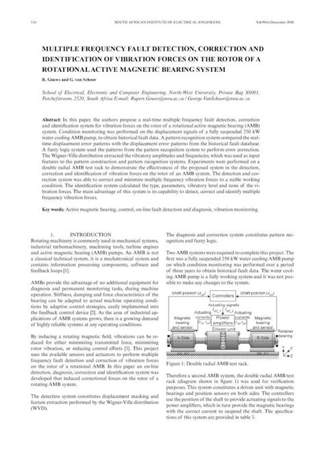 pdf multiple frequency fault detection re
