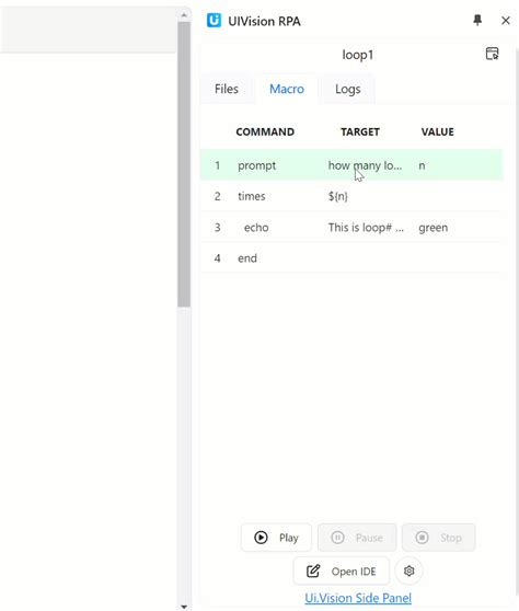 Play Loop Button Uivision Uivision Ai And Ocr Community Forums
