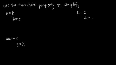 Transitive Property