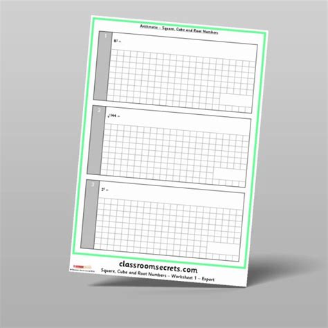 Ks2 Square Cube And Root Numbers Arithmetic Test Resource Classroom Secrets