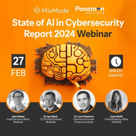Webinar Ponemon Cybersecurity Cyberai Cybersecuritywebinar Networksecurity Cyberwebinar
