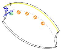 Curve Driven Patterns And The Curve Driven Pattern PropertyManager 2019 SOLIDWORKS Help