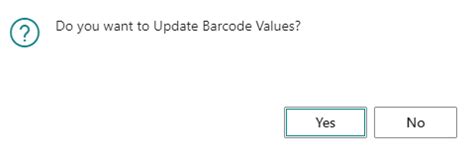 Update Barcode Values DOCS By BEYONDIT