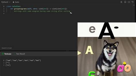 Python C Hash Table速解leetcode 49 Group Anagrams Youtube