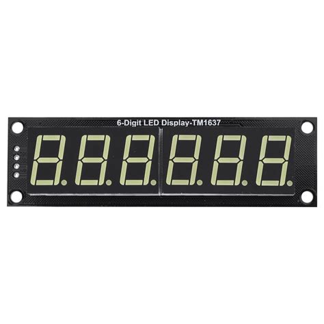 Módulo De Pantalla Led Módulo Led Digital De 056 Pulgadas Tm1637 De 6