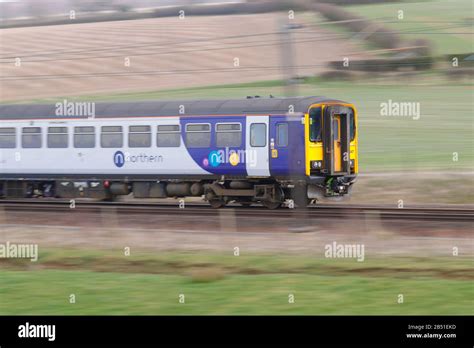 A British Rail Class 155 Train At Colton Junction Near York And