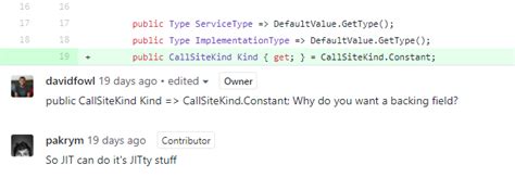 C Backing Field And Jiter Stack Overflow