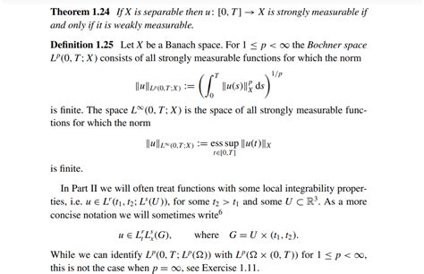 Functional Analysis Measurability Of Banach Space Valued Function