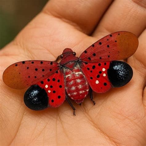 Beautiful This Bug Looks Like It Belongs In An Art Gallery 🐞🎨 Meet The Spectacular Lanternfly