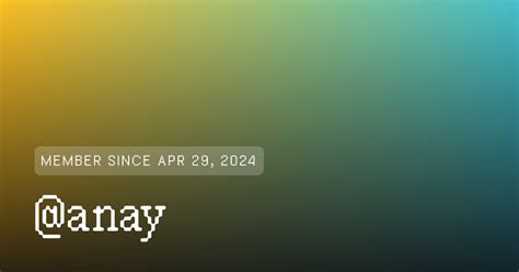 Anay Anay Transient Labs