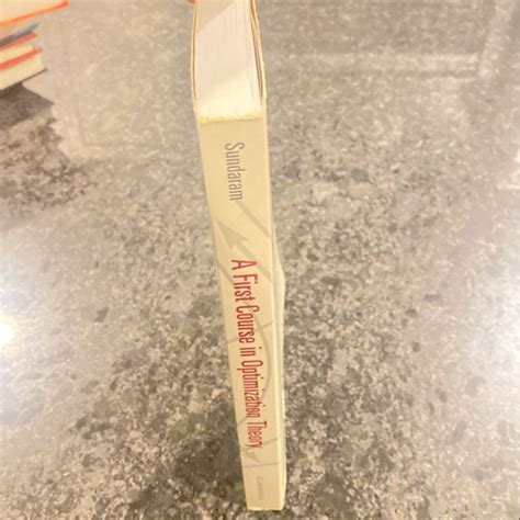 A First Course In Optimization Theory By Rangarajan K Sundaram