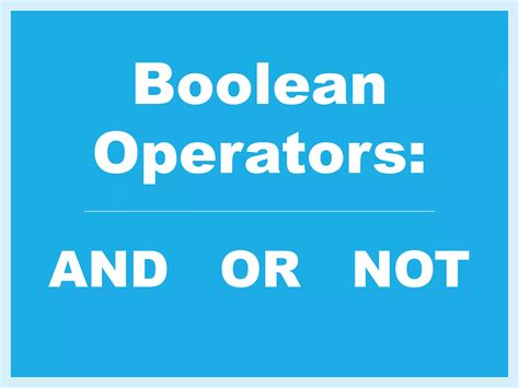 boolean operators simon says ppt