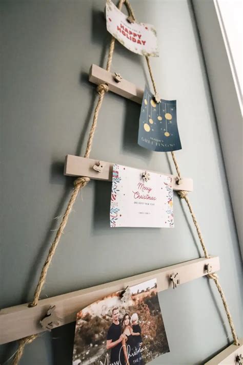 Diy Tree Shaped Christmas Card Holder