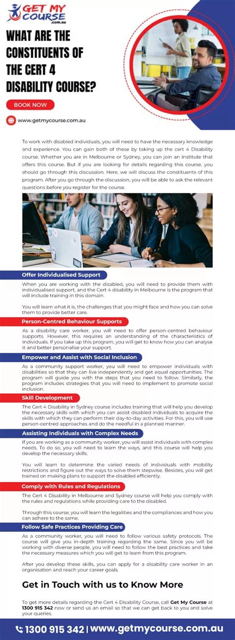 Ppt What Are The Constituents Of The Cert 4 Disability Course Powerpoint Presentation Id