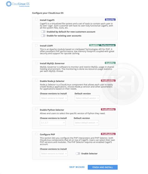 CloudLinux Installation Setup Part KnownHost
