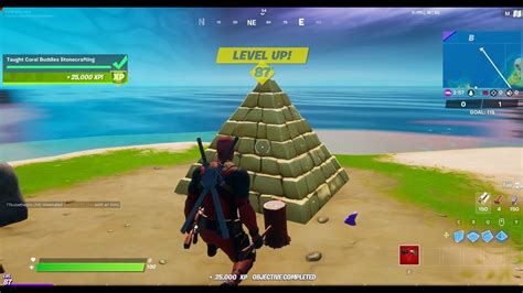 Secret Challenge Taught Coral Buddies Stonecrafting 25000 Xp New