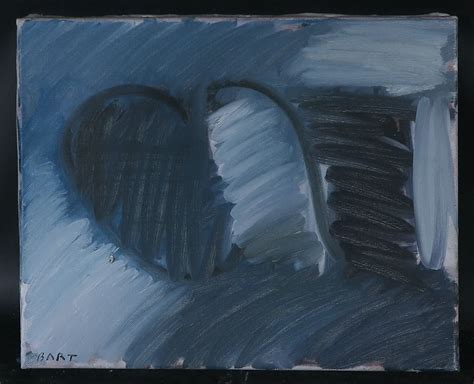 Bart De Graaf Drie Werken Op Doek Abstract In Blauwtinten Verkocht Kunstveiling Nl