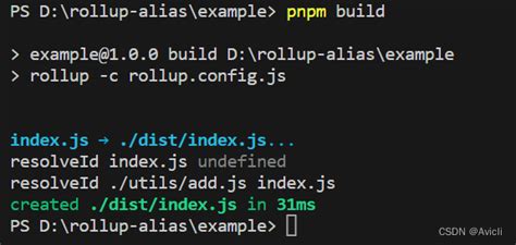 实现 Rollup 插件alias 并使用vitest提高开发效率rollup Alias Csdn博客