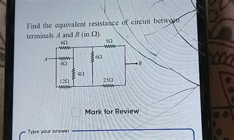 Find The Equivalent Resistance Of Circuit Between Terminals A And B In Ω
