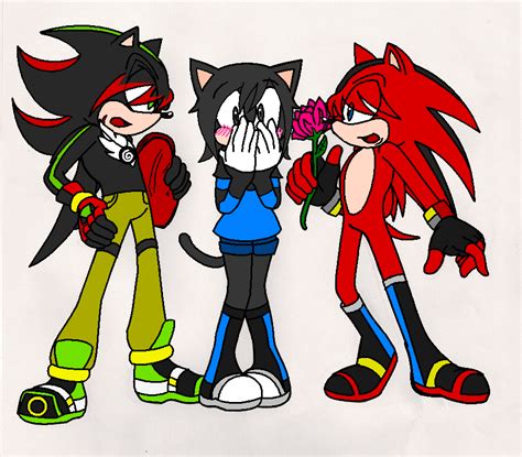 Sonic Love Triangle Base 2 By Ikarithehedgehog D3h By Alexiang On Deviantart