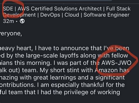 Sde Layoff In Aws Layoffs Blind