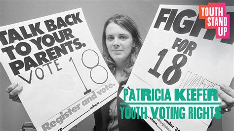 Civic Leader Patricia Keefer Youth Voting Rights Youth Stand Up