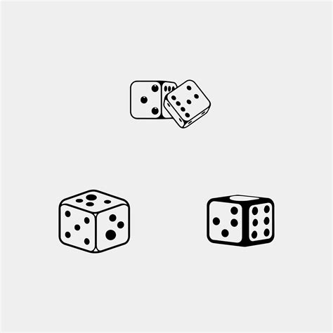 Set Of Game Dice Isometric Icons Set Isolated Vector Illustration 25481900 Vector Art At Vecteezy