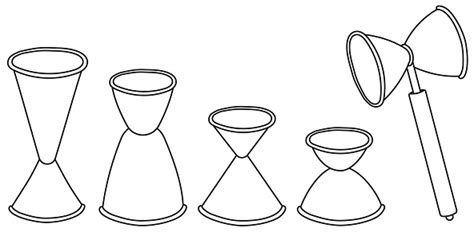 손으로 그린 낙서 만화 스타일 벡터 아이콘 일러스트의 컬렉션 세트 바 칵테일 도구 액세서리 지거 바 메뉴 바텐더 웹사이트 디자인 등 개체 그룹에 대한 스톡 벡터 아트 및