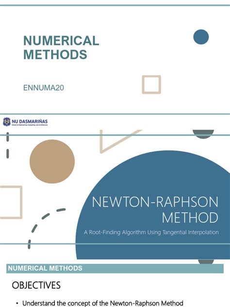 4 2 Ennuma20 Newton Raphson Method Pdf