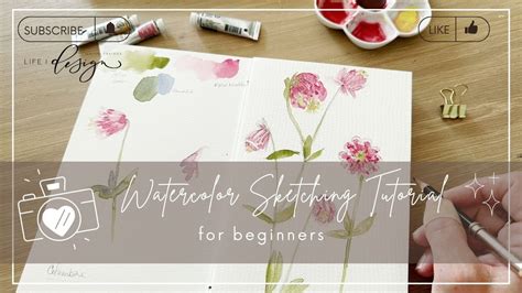 Watercolor Sketching Tutorial For Beginners Youtube