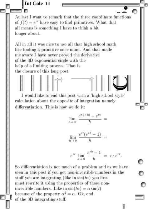 Integration On The Complex And Circular 3d Number Spaces