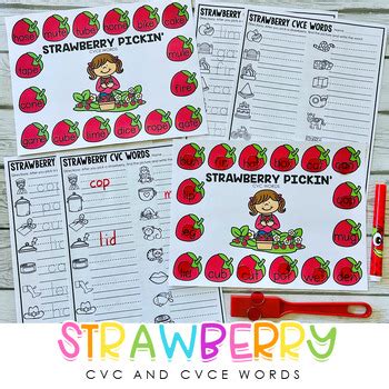 Spring CVC And CVCE Words Game CVC And CVCE Activities Literacy Centers
