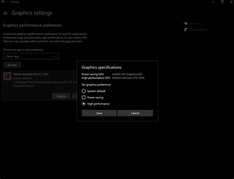Solved Premiere Pro Cc 2019 Using Integrated Gpu Instead Adobe